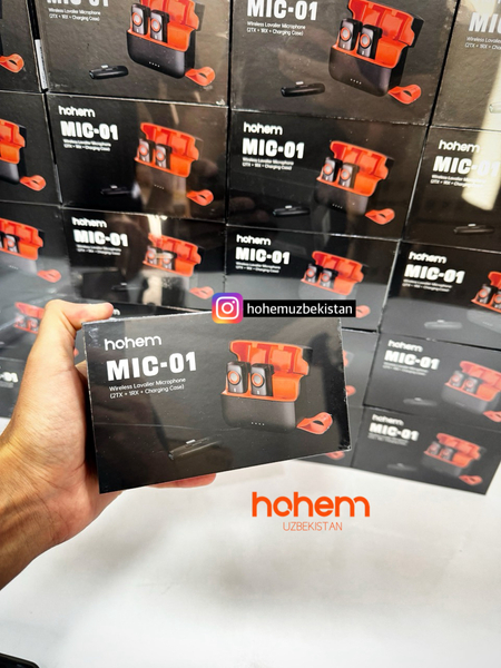 Hohem MIC-01 Black — Беспроводной петличный Микрофон петличка