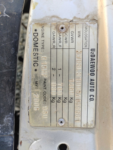 Daewoo nexia 1 sons