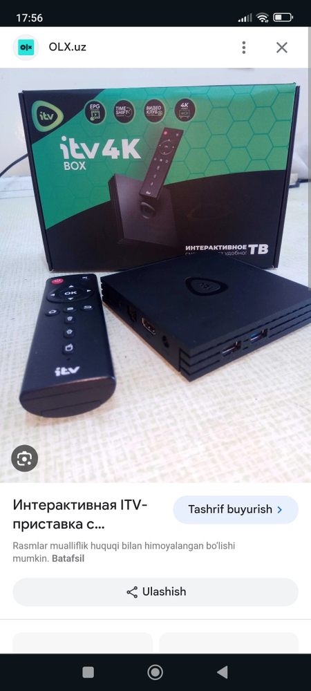 Itv pristavka. 2/16 gb. 19000 lik tarifida.