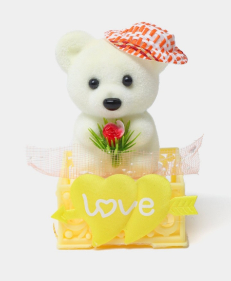 Love с мишкой в коробке