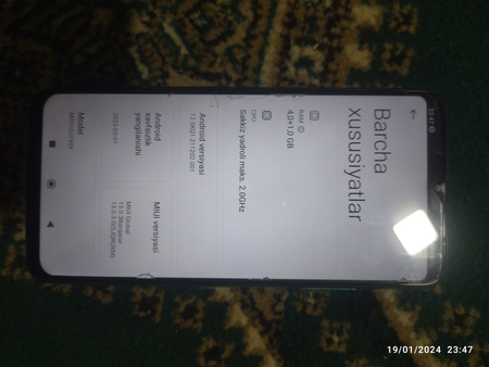 Xiomi Redmi Not 9T