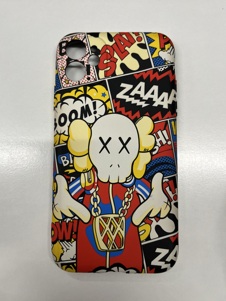 Силиконовый чехол Kaws для iPhone 11