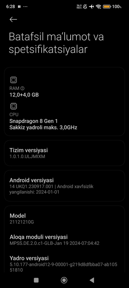 Poco f4 gt/Redmi k50 gaming