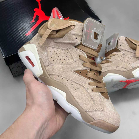 Nike Air Jordan 6 Retro Travis Scott British Khaki