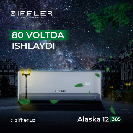 Kanditsioner Ziffler Alaska 12 aksiya narx