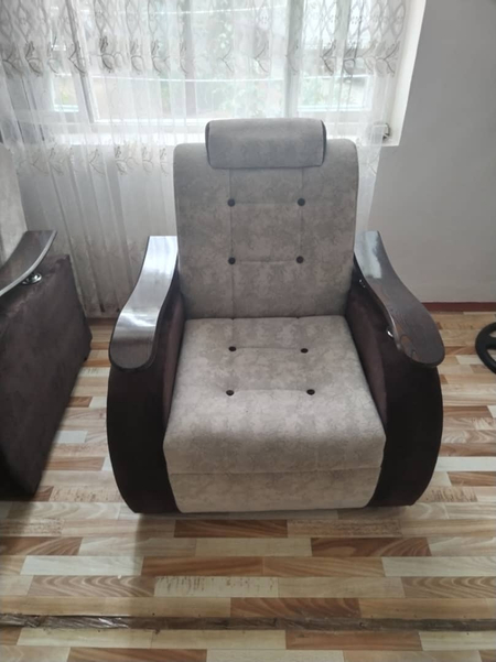 Раскладной диван с креслом