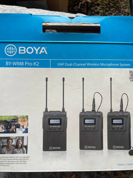Петличный микрофон от компании BOYA BY-WM8 Pro-K2