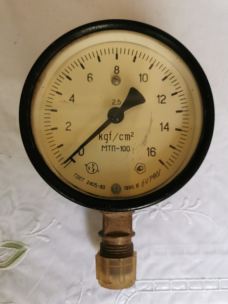 Манометр от 0 до 16