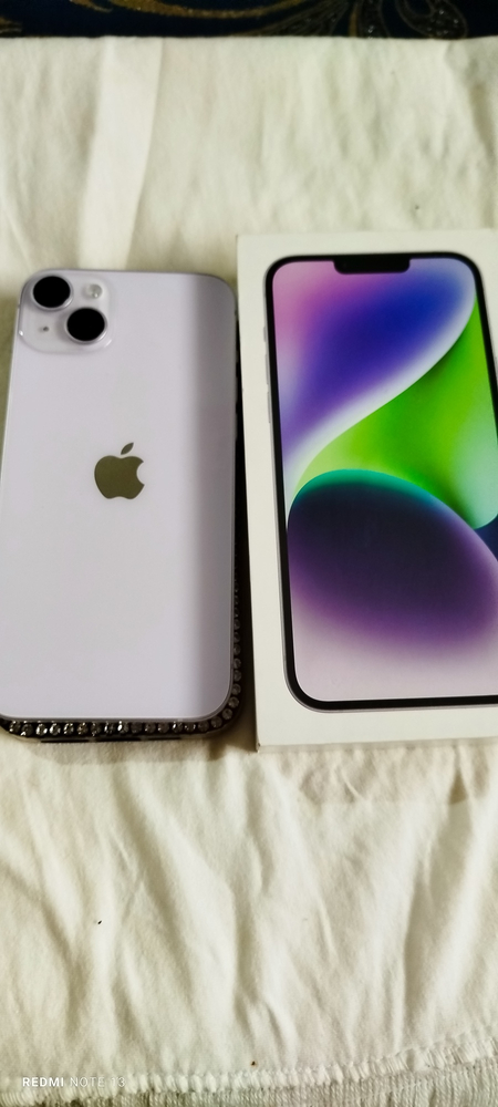 ¡Phone 14 plus 128 gb Purple 95 yomkist aybi yuq yengi e sim  arzon na