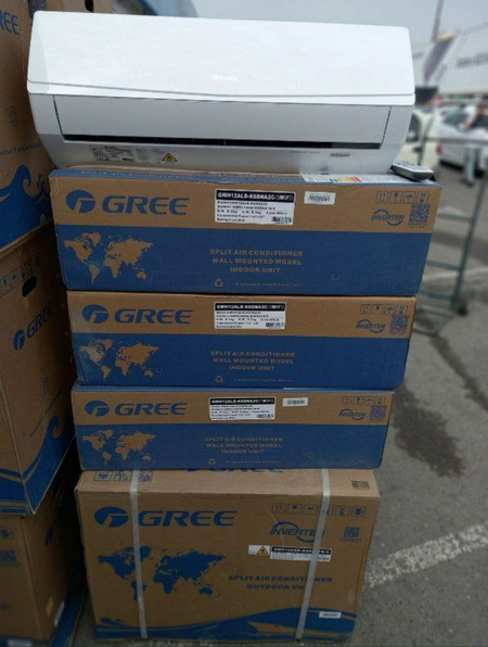 Кондиционер gree 12  Инвектор По городу доставки бесплатно