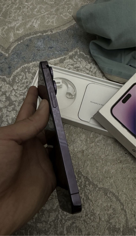 Iphone 14pro max 256 gb simkartali ideal karobka dakument