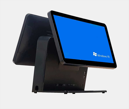 Двухсторонний Pos моноблок, для ресторанов i5,RAM 8Гб, SSD256 Гб, 15,6