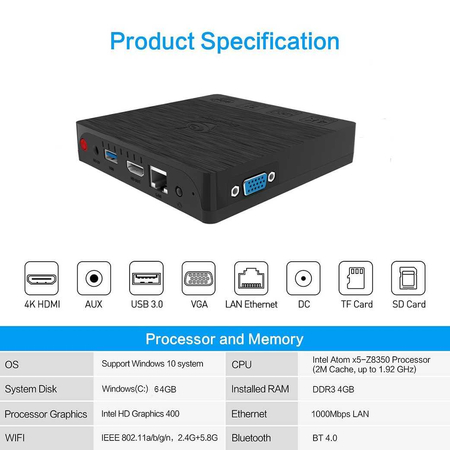 Мини компьютер Beelink BT3 PRO