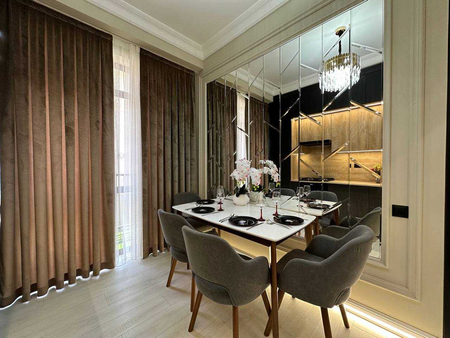 Новостройка 54 м² в ЖК PARKENT AVENUE 2/4/9 дизайнерский ремонт