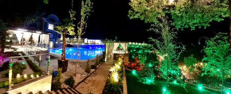 Новая дача River Garden с видом на горы в Чарваке
