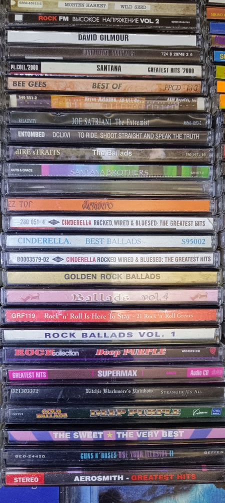 Музыка на CD разные направления.