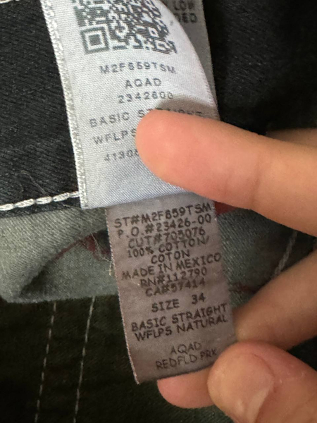 True religion jeans vintage original straight 34 size