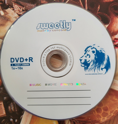 Пустые диски DVD-R и CD-R