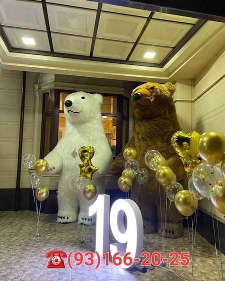Orginal ayiqlar 3 metrli tayyor biznes