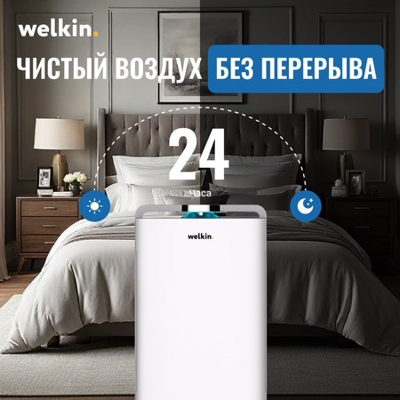 Увлажнители и Очистители Воздуха в ассортименте от компании Welkin