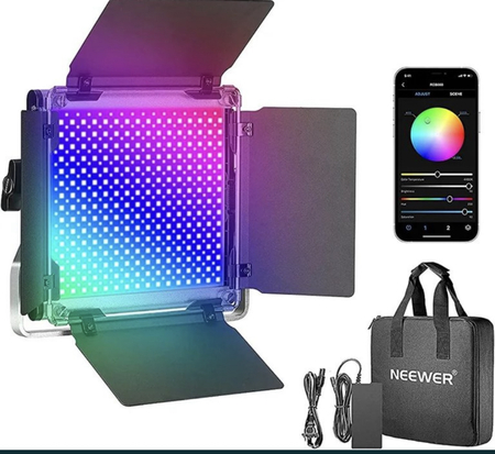NEEWER LED 660 PRO RGB panel + shtativ