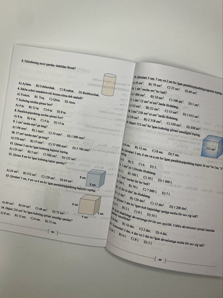 NOL. Prezident maktabiga mavzulashtirilgan testlar.