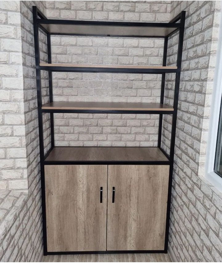 Изготовление стеллажей.