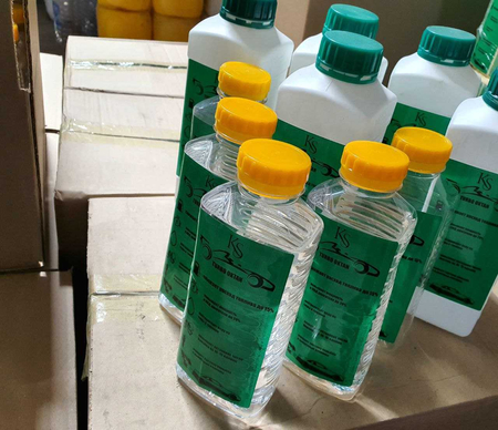 0,5 litrli izopropil spirtida ishlab chiqarilgan BIOFUEL 