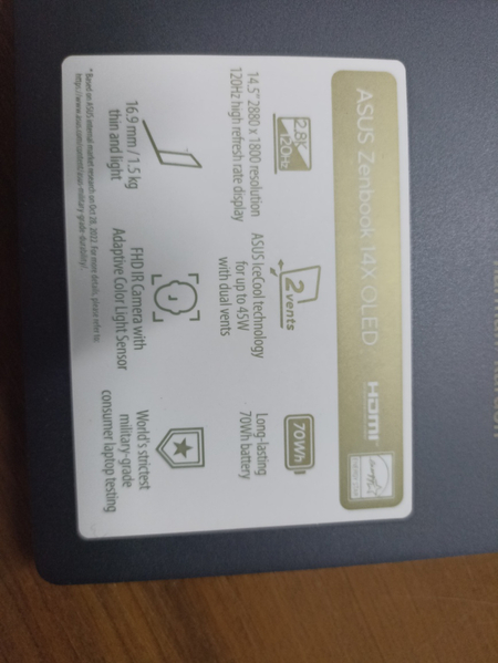 Asus Zenbook 14 Oled