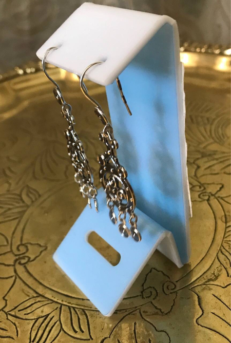 Серьги серебро