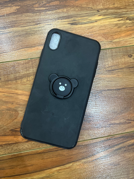 Чехол на Iphone XS maxч поп-сокетом мишькой