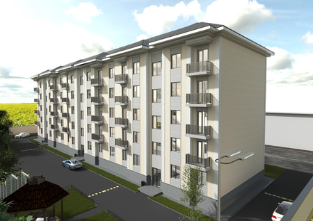 Ж/К Солид строй ТТЗ. 2х ком 58.5м² 4 этаж. Рассрочка есть