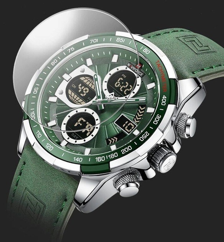Мужские спортивные тактические часы Naviforce Fly ArmyGreen