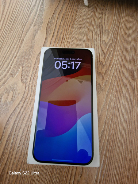 Iphone 15 promax natural titanium