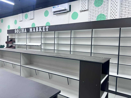Готовим на заказ прилавки, стеллажи, витрины для магазинов!