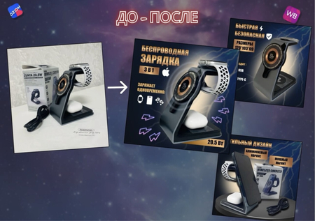 Графический дизайн карточек товара