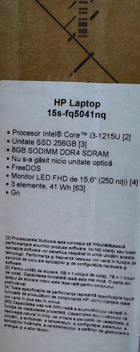 HP Laptop 15S fq 5041nq
