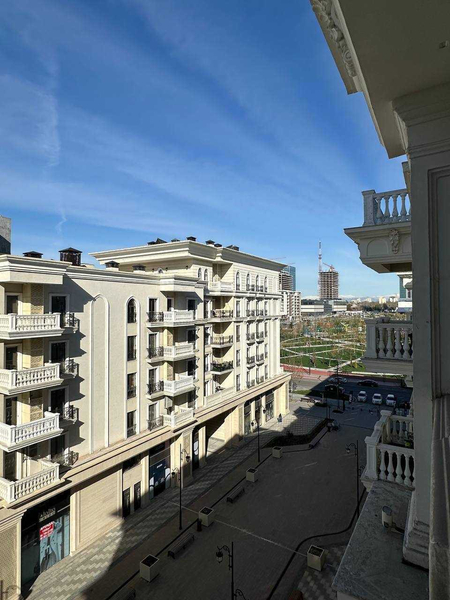ЖК Tashkent City Boulevard 2 комнатная коробка 47м2 вид на Аллею