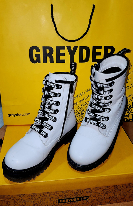 Кожанные ботинки Greyder kids