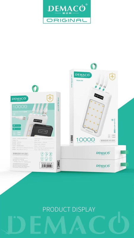 Power bank B6, B7, B8 повер банк доставка текин