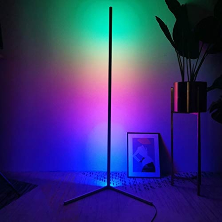 Угловая стойка RGB Led лампа, светильник, торшер, подсветка напольная