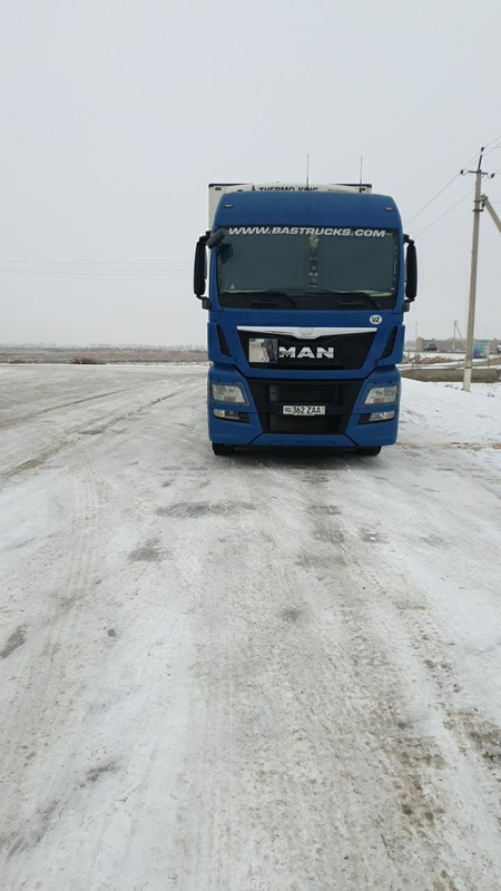 Тягач Man tgx 2016 кук синий 3дона бор