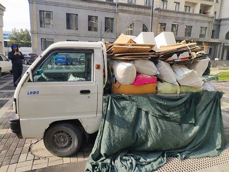 Вывоз строй мусор Мусир тазищ хизмати