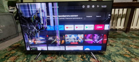 artel телевизор разбитый