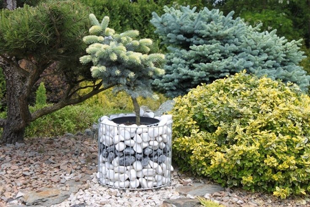 Урна из галка  камен