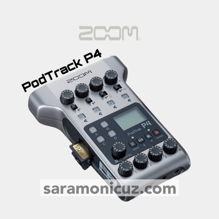 ZOOM PodTrack P4 — Podcast Recorder Микшер пульт