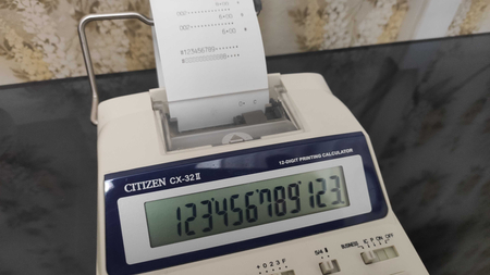 CITIZEN CX-32 II - калькулятор печатающий.
