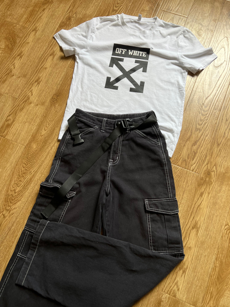 Джинсы карго H&m