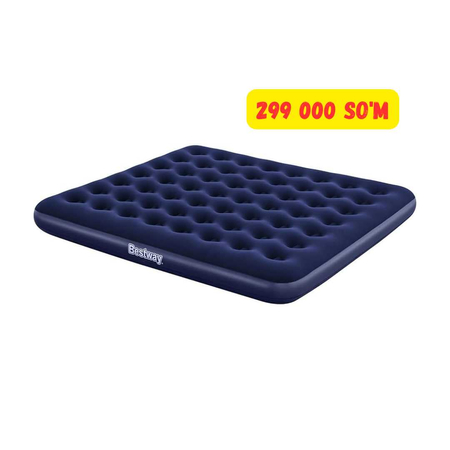 Матрас надувной 203 x 152 x 22 см, 67003 Bestway Бесплатная Доставка