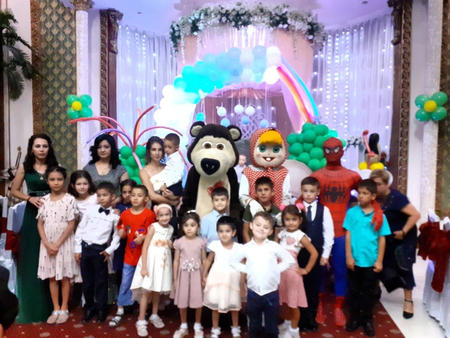 Ertak qaxramonlari.Masha Medved Burunduq Teddi ayiqlar